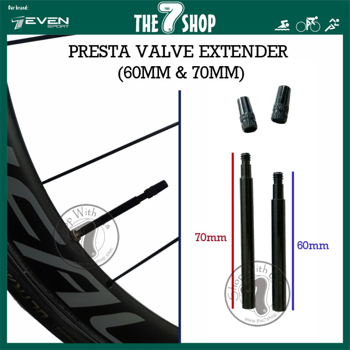 Bicycle Tube Presta Valve Extender (60mm & 70mm) | Lazada