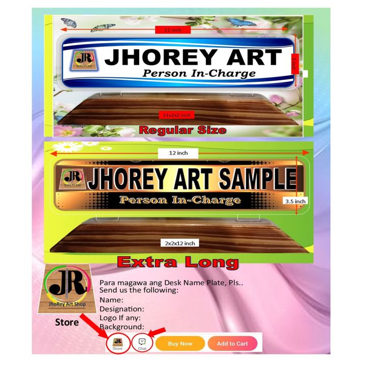 Desk Name Plate | Lazada PH