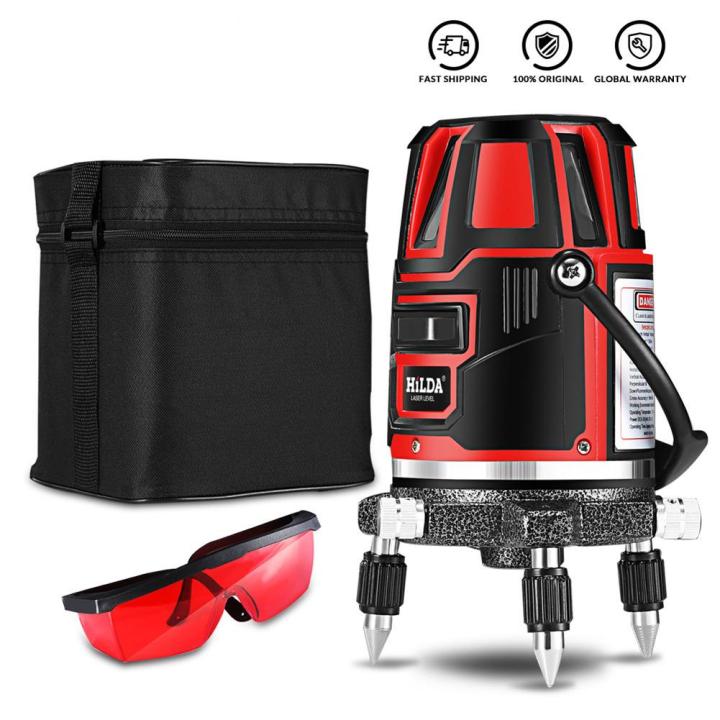 Laser Level Self-Leveling 360 Horizontal Vertical Cross Super Powerful ...