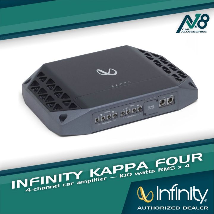 INFINITY Kappa Four Amplifier 100 watts RMS x 4 Genuine | Lazada PH