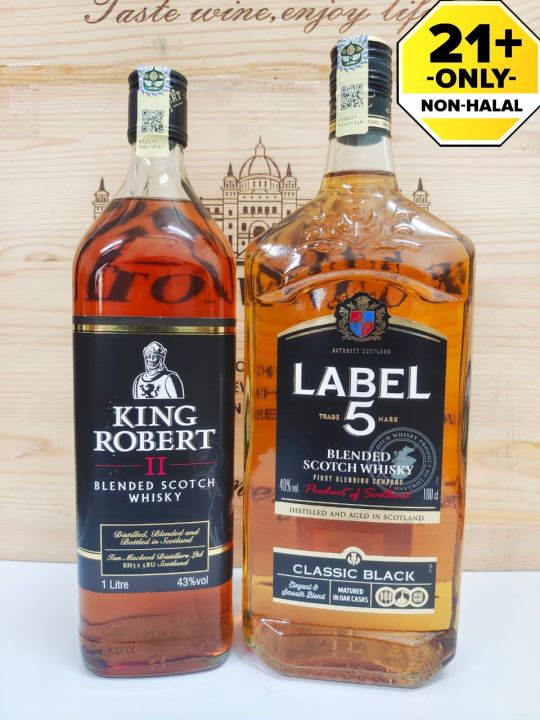 King Robert II / Label 5 / John Barr Blended Scotch Whisky (big) 💯 ...