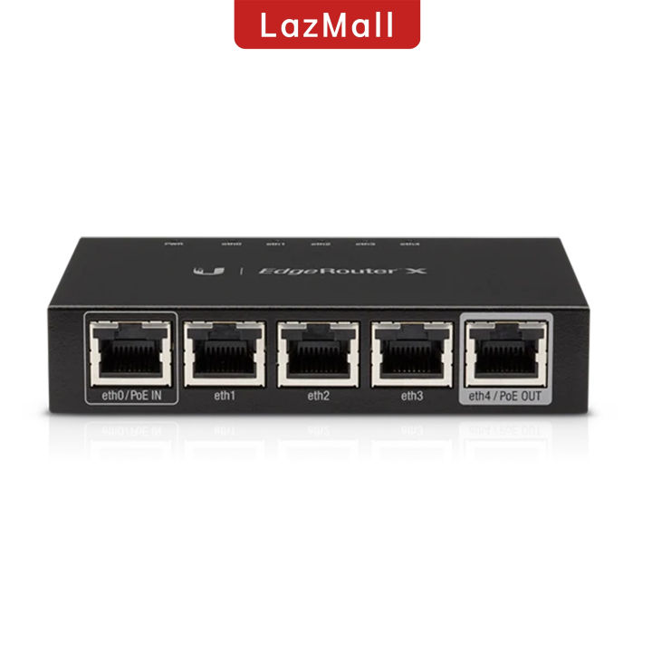 Ubiquiti EdgeRouter X - 5 Port PoE In Gigabit Managed Router with PoE ...