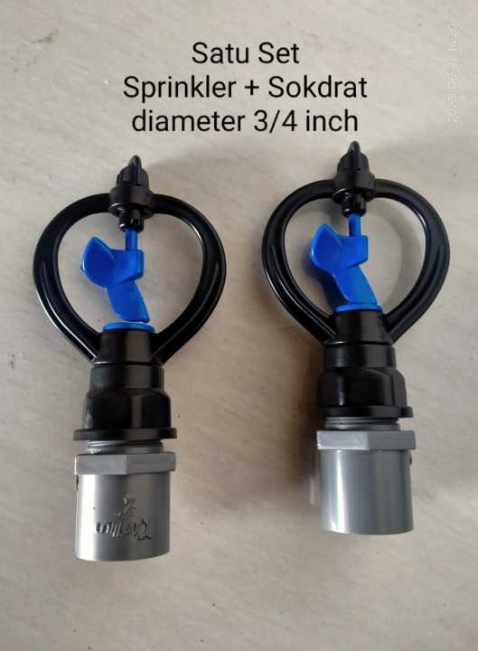 Sprinkler Air Taman 3/4" PVC Model Kupu-Kupu Sprinkle + sokdrat Alat ...