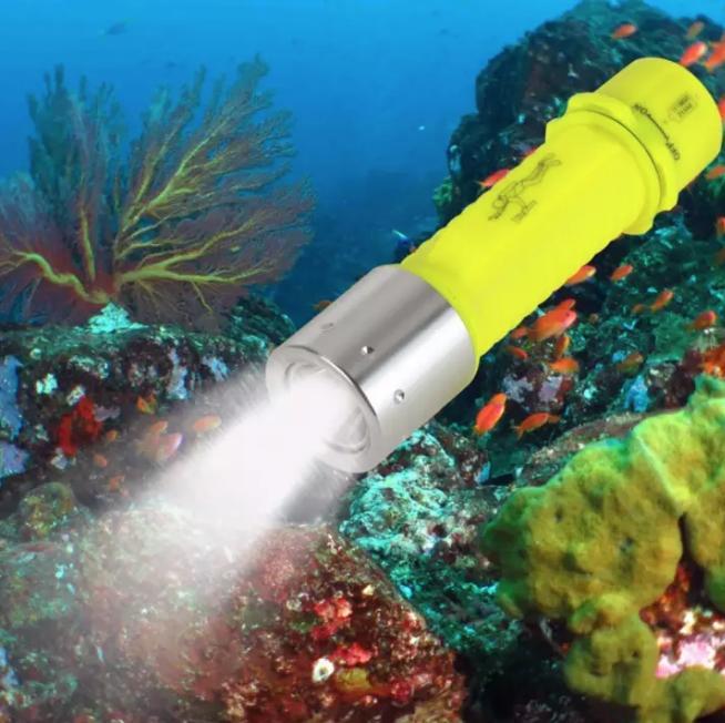 Doraemon Underwater 1200LM CREE XM-L XPE LED Diving Flashlight Torch ...