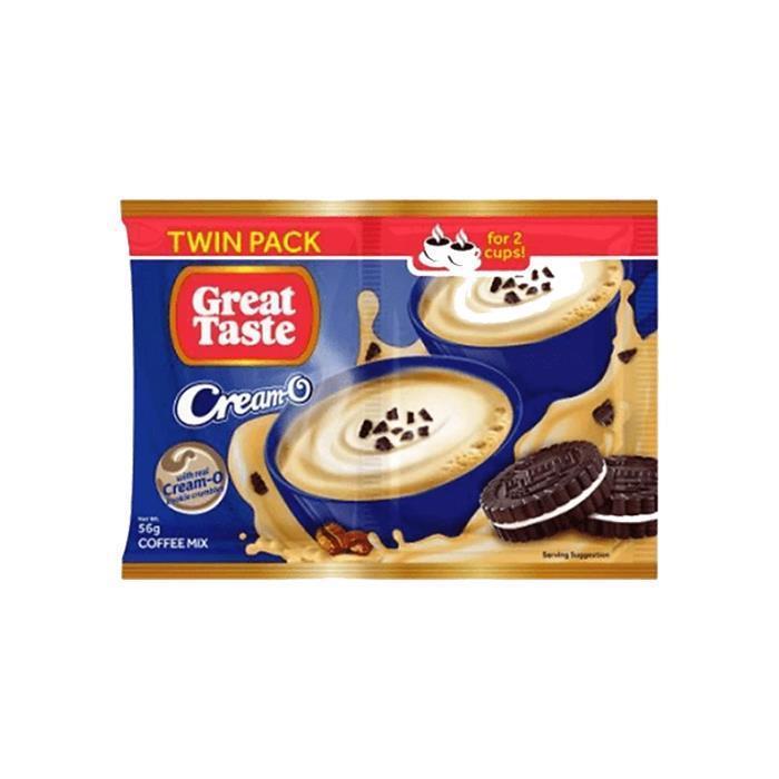 Great Taste 3in1 Coffee Mix Cream-O Twin Pack 56g | Lazada PH
