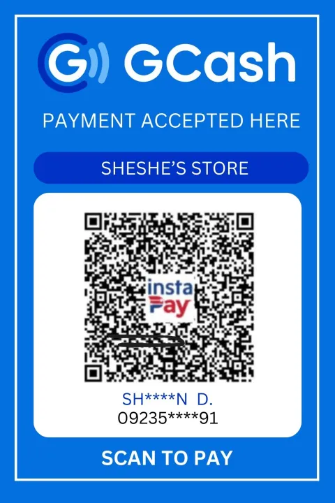 GCASH PAY MAYA QR CODE LAMINATED, STICKER | Lazada PH