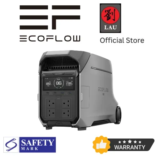 EcoFlow Delta Pro 3 Portable Power Generator Station with Wheels - 5 ...