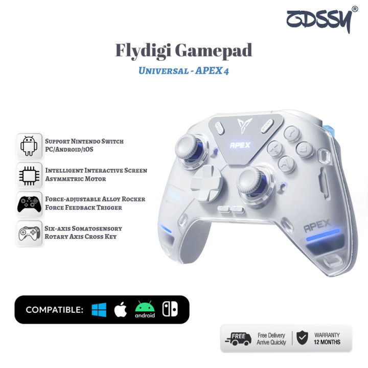 ZDSSY Flydigi Original APEX 4 Gaming Controller Wireless Elite Force ... ZDSSY Flydigi Original APEX 4 Gaming Controller Wireless Elite Force ...