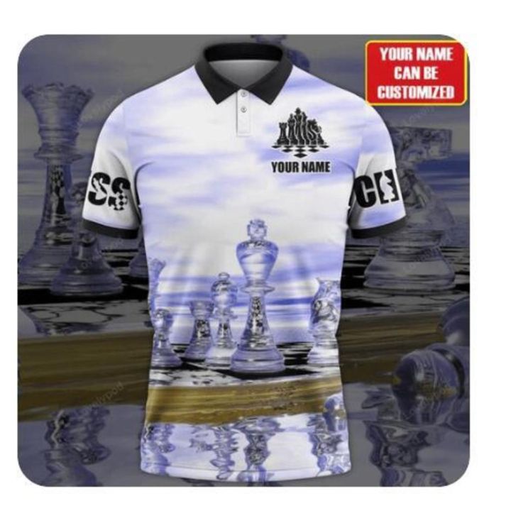 Custom Men Women Polo Shirt For Chess Player, | Lazada PH