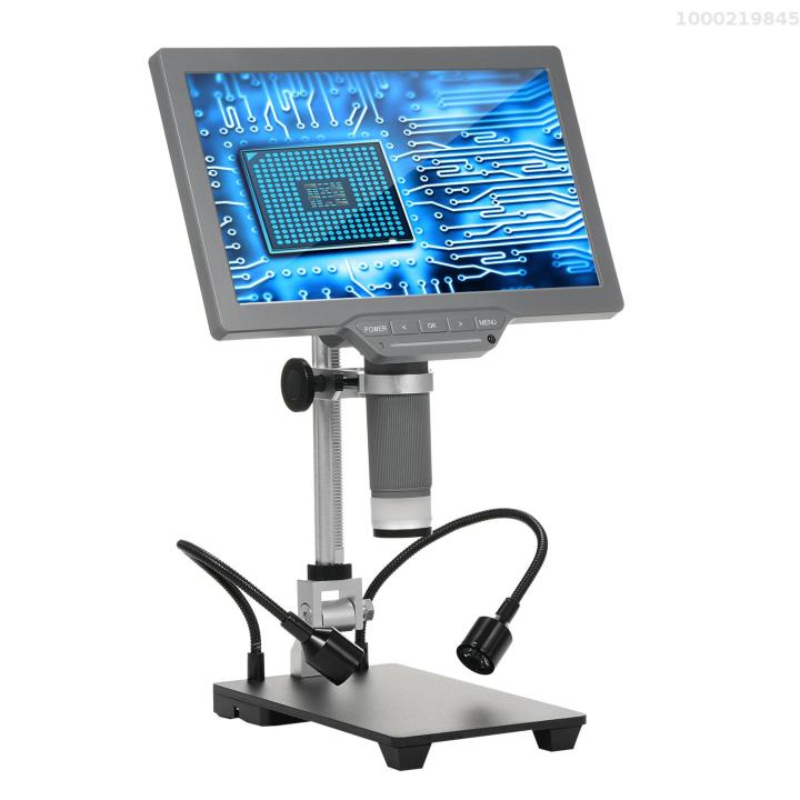 Cutting-Edge 10.1-inch LCD Microscope with 16MP Resolution Coin Stand ...