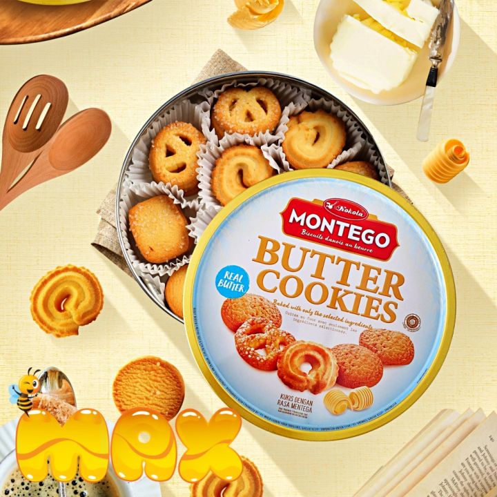 Bánh Quy Bơ Montego, Bánh Quy Kokola Montego Butter Cookies 340gr Mẫu ...