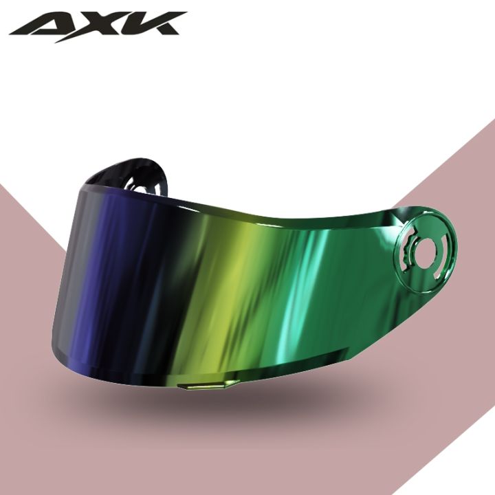 Tri-color visor for AXK 557/801/998 half-face and full-face helmets ...