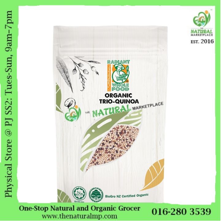 Radiant Organic Trio Quinoa 500g | Lazada