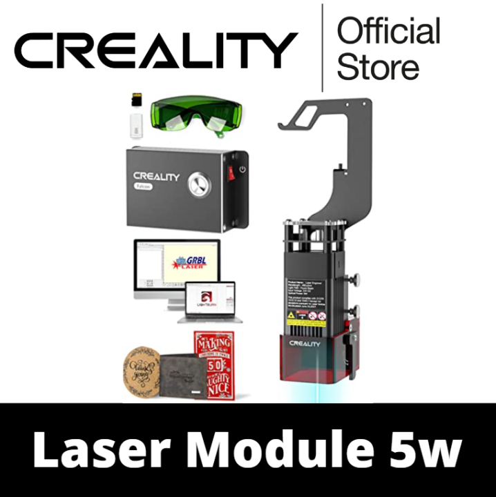 Creality 5W Laser Module Kit, 2022 Version Laser Engraver Module for ...
