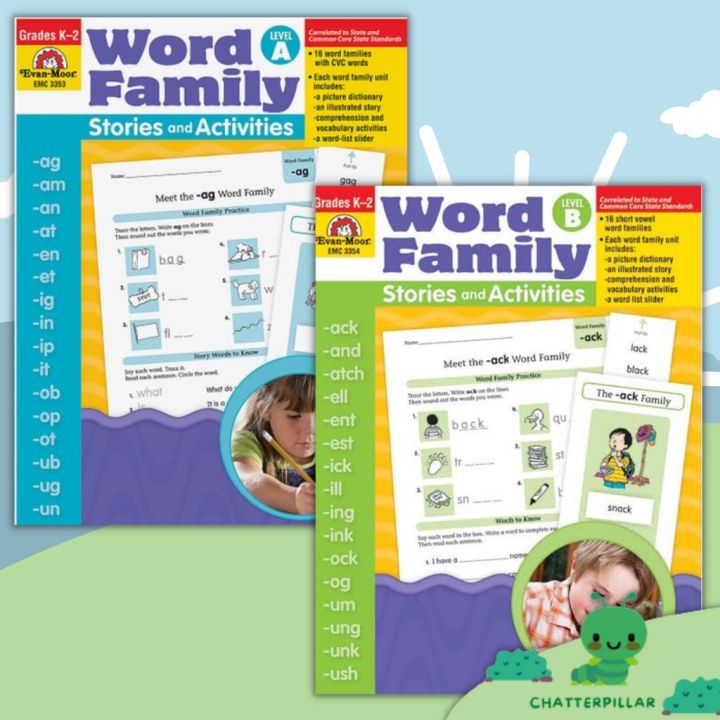 Word Family with CVC words (Stories and Activities) | Lazada PH