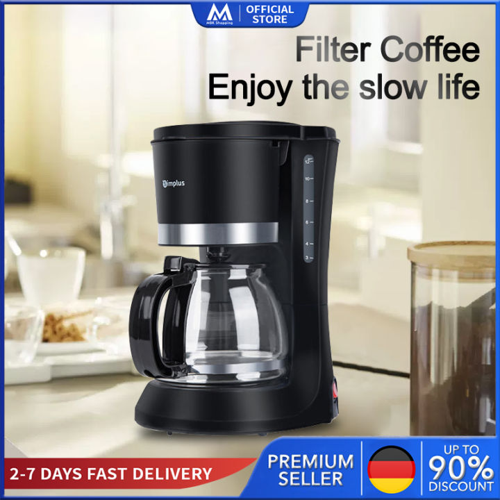 1019 【MBK】 Simplus 1200ml Drip Coffee Maker American Coffee Maker ...