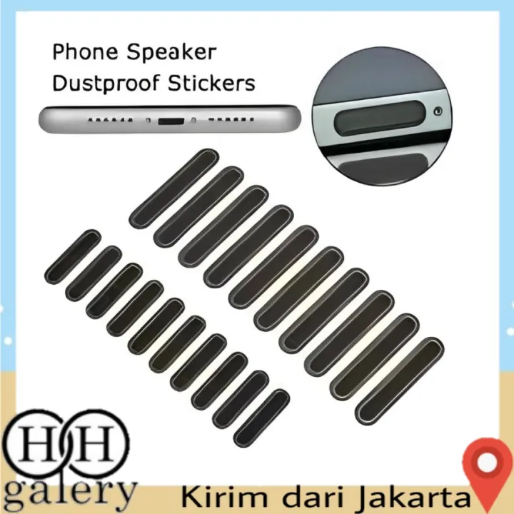 STIKER PENUTUP LUBANG SPEAKER ANTI DEBU ISI 10 PCS STICKER JARING ANTI ...