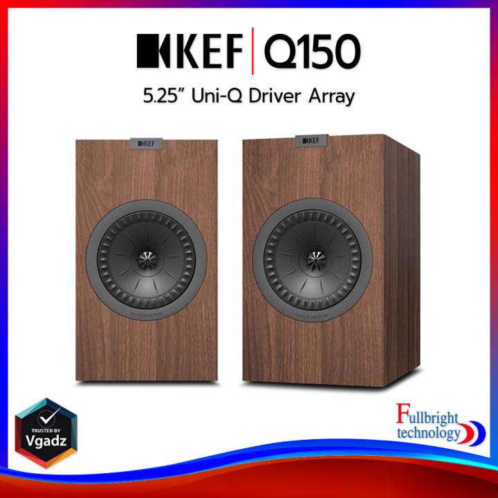 KEF Q150 (PAIR) Bookshelf Speaker ลําโพงบุ๊คเชลล์ ขนาด 5.25 นิ้ว 2 ทาง 100 วัตต์ รับประกันศูนย์ ...