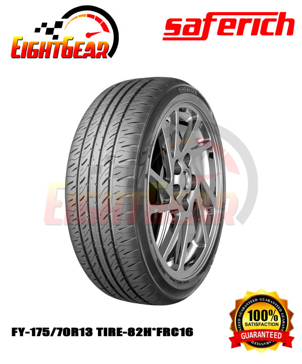 SAFERICH 175/70R13 TIRE/TYRE-82H*FRC16 HIGH QUALITY PERFORMANCE TUBELESS TIRE | Lazada PH