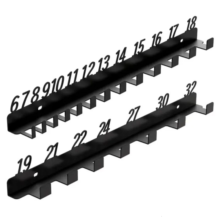 Numbered Slot Wrench Storage Holder Cabinet Heavy Gauge Metal ...