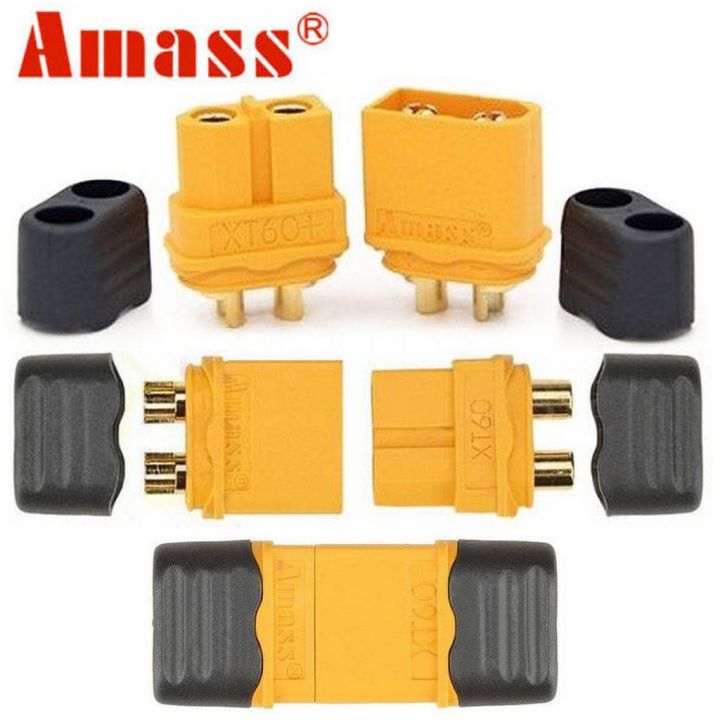 Amass XT60 Connector Plug Socket Adapter Male Female set Li-po XT 60 lipo RC lithium ion li ion ...