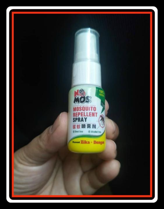 NO MOS NATURAL MOSQUITO REPELLENT SPRAY - 15ML | Lazada