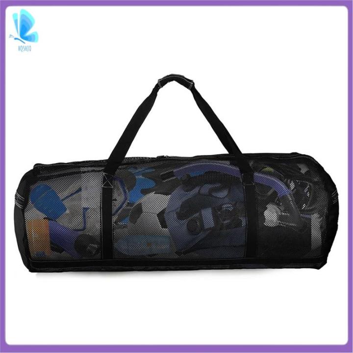 Mesh Scuba Dive Gear Bag, Foldable Mesh Duffle Beach Tote Bag for ...