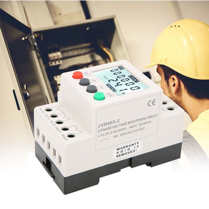 3 Phase Under Over Voltage Protector Voltage Monitoring Sequence ...