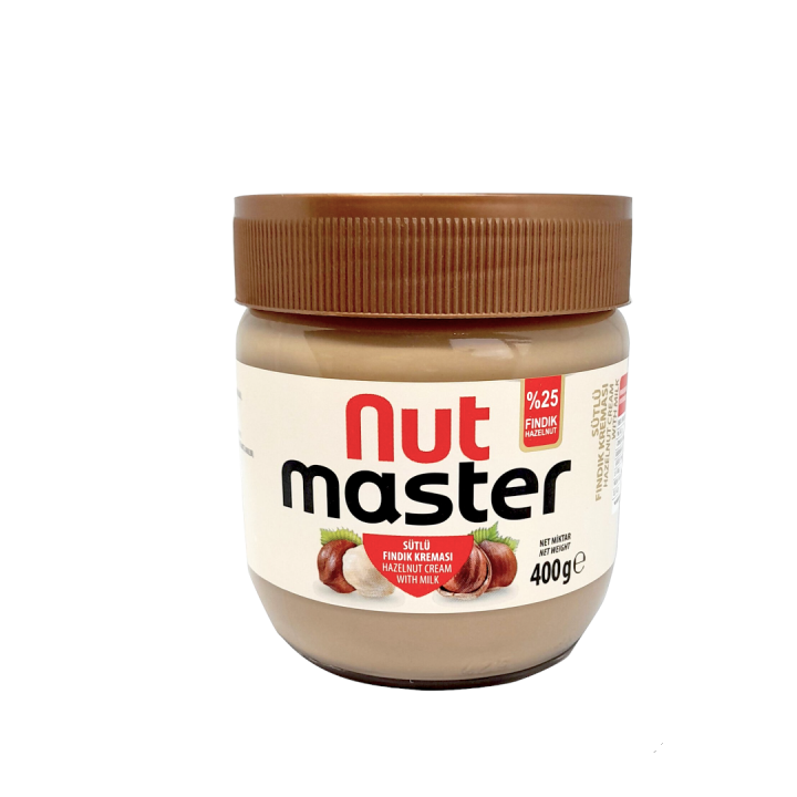 Nut Master Hazelnut Cream with Milk 400g (25% Hazelnut) (Best Before ...
