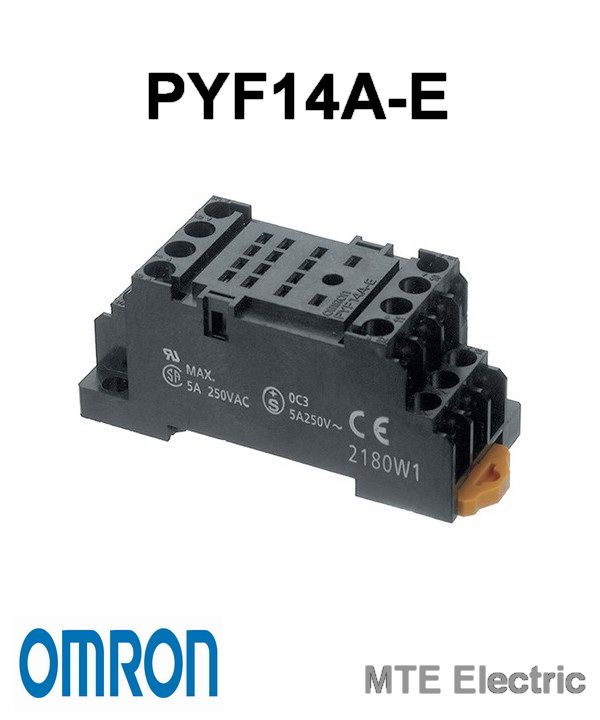 Socket Relay ซ็อกเก็ตรีเลย์ Omron PYF14A-E ขาแบน 14 ขา | Lazada.co.th