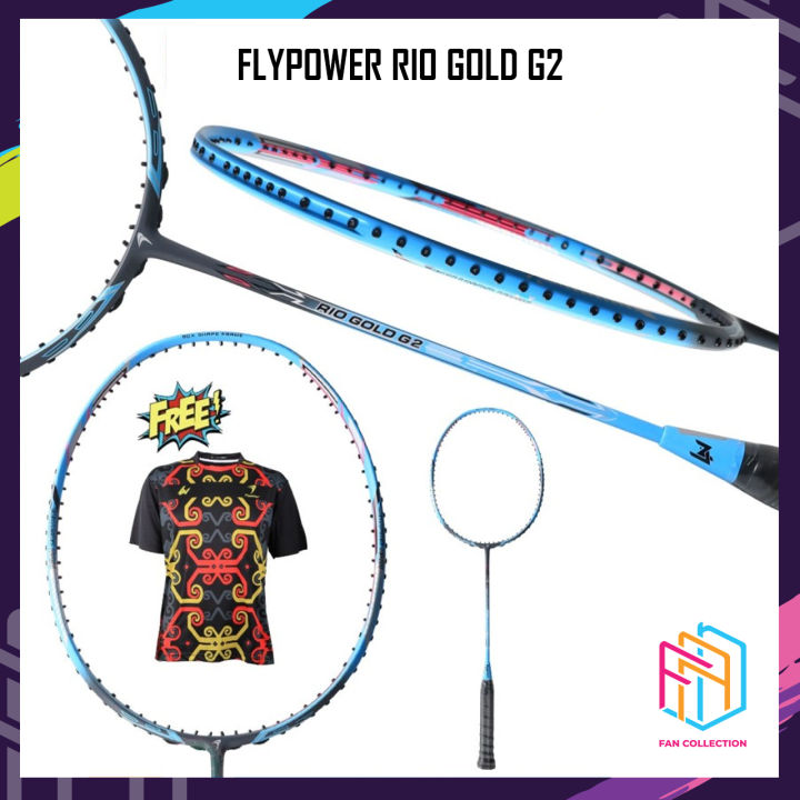 Flypower Rio Gold G2 / GII Raket Badminton Original | Lazada Indonesia