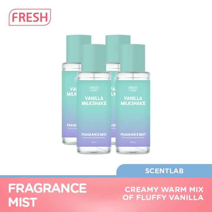 Fresh Scentlab Fragrance Mist Vanilla Milkshake 88Ml [Bundle 4] | Lazada PH