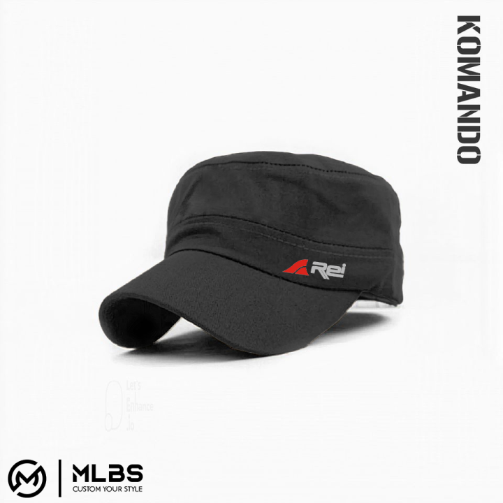 Topi komando head caps logo rei | Lazada Indonesia