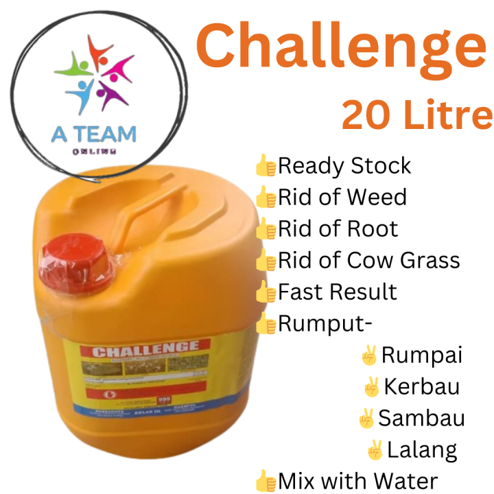 Challenge 41% 20L Racun Rumput/ Herbicide/ 除草剂 | Lazada