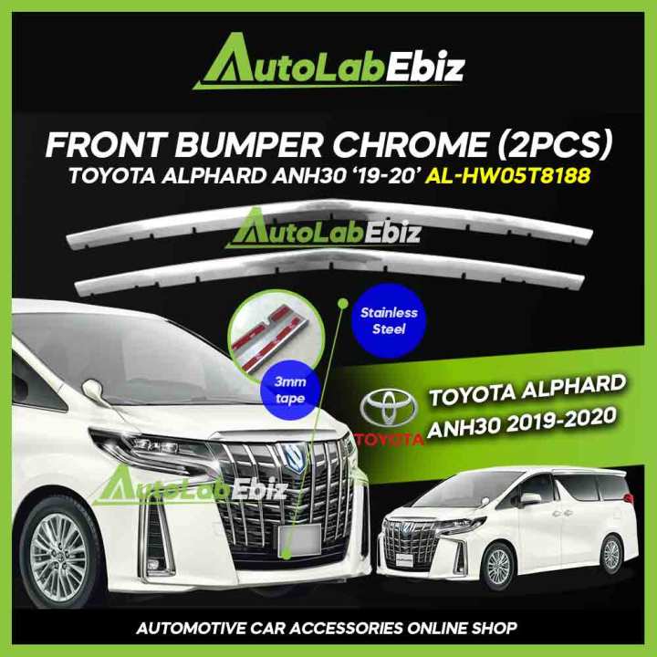 OEM Front Bumper Chrome Toyota Alphard ANH30 2019-2020 | Lazada
