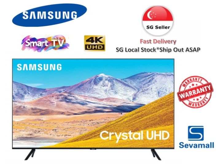 SAMSUNG UN55TU8000 55inch 55TU8000 4K Ultra HD Smart LED TV | Lazada Singapore