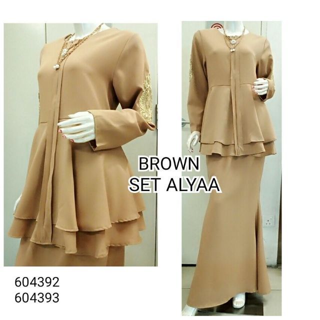 Kebaya Peplum Alyaa READY STOCK | Lazada