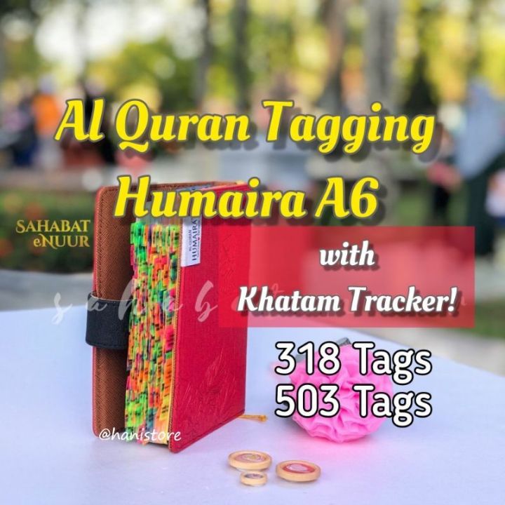 Al Quran Tagging Humaira A6 198 318 503 Tag Diari Magnet dengan Khatam ...