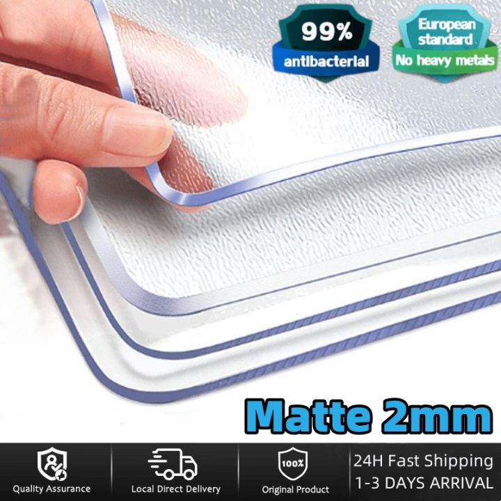 2mm PVC table cloth super thick waterproof oil proof compressed and non ...