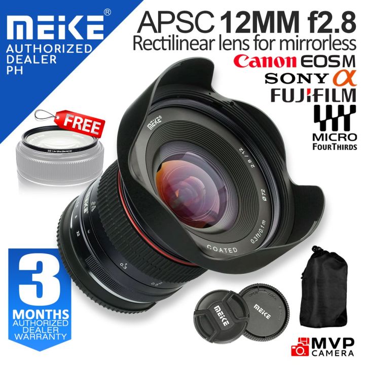 [AUTHORIZED PH] MEIKE 12mm f2.8 Ultra Wide Angle UWA Rectilinear Manual ...