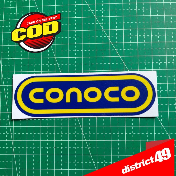 Stiker Print Cut Laminasi Glossy Tahan Air - Stiker CONOCO - Stiker ...