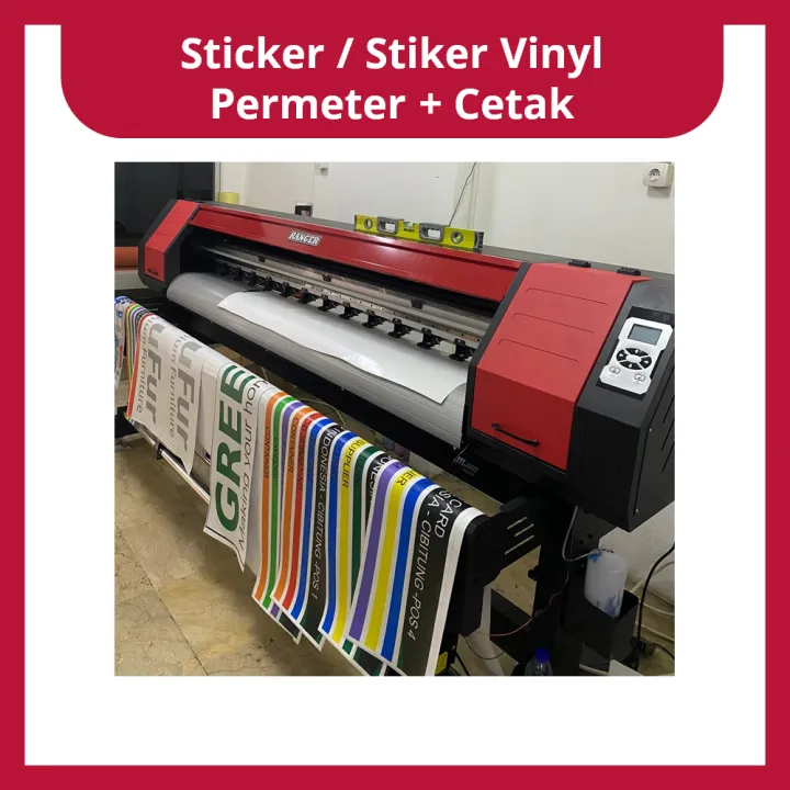 Sticker / Stiker Vinyl Permeter + Cetak | Lazada Indonesia