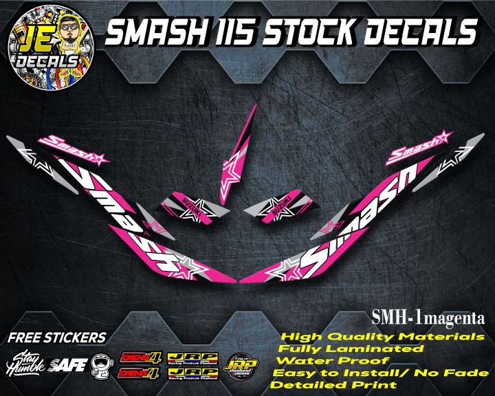 Smash 115 Stock Decal W/ Freebies | Lazada PH