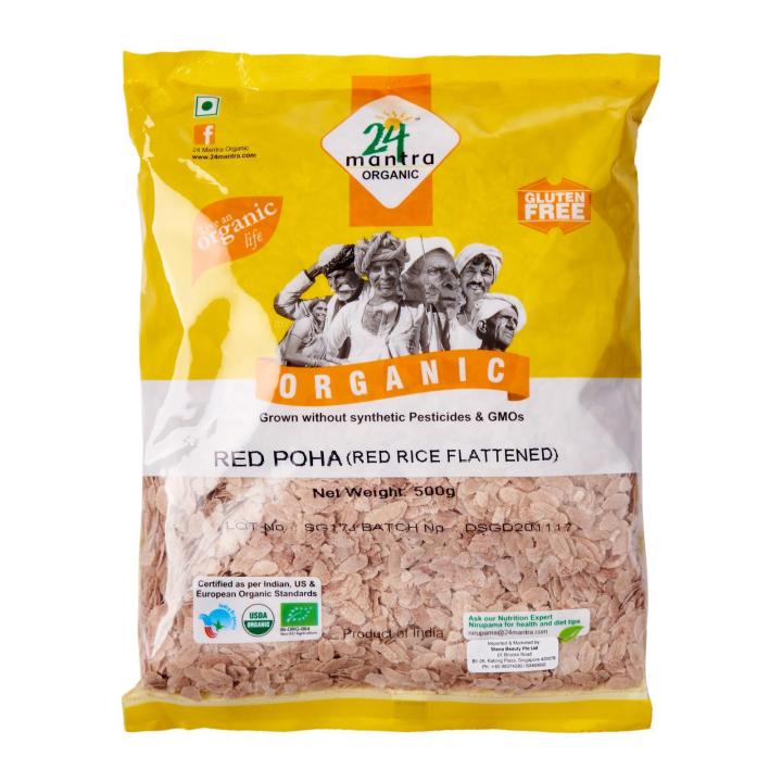24 Mantra Organic Red Poha (Flattened rice/Rice flakes) | Lazada Singapore
