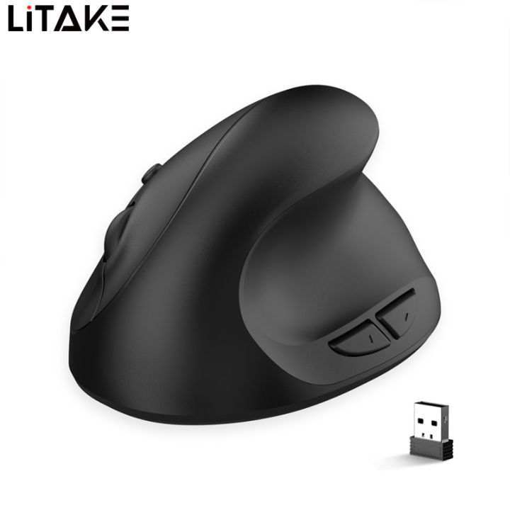Wireless Vertical Mouse, Ergonomic Mouse, Rechargeable 2.4GHz Optical ...