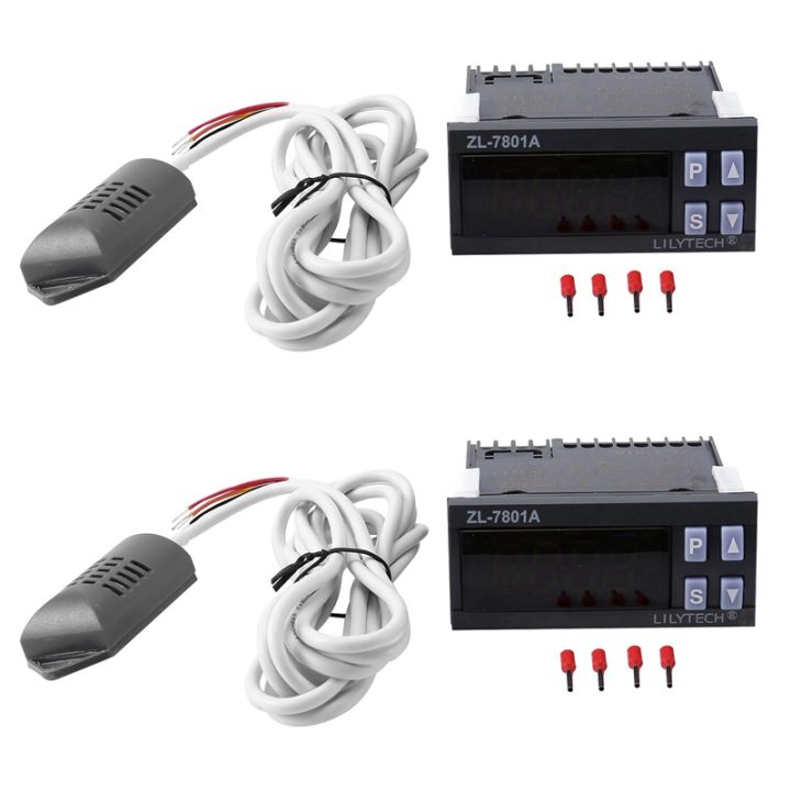 2X LILYTECH ZL-7801A, General, Temperature and Humidity Controller ...
