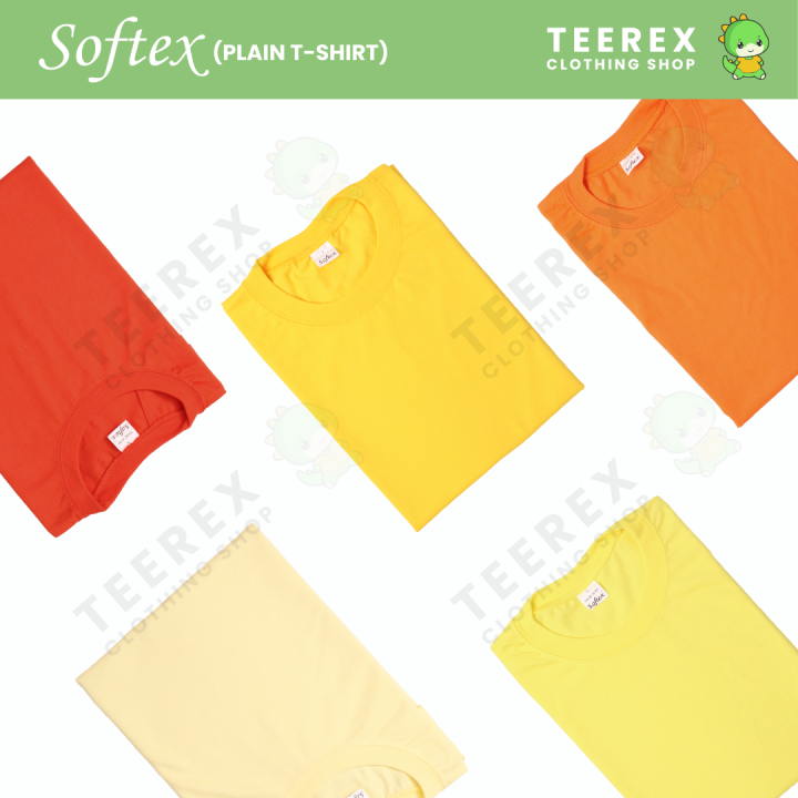 SOFTEX ROUNDNECK T-SHIRTS - SHADES OF YELLOW | Lazada PH