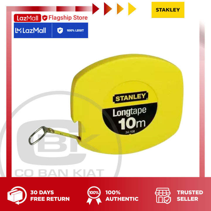 Stanley Long Tape Steel Closed Reel 10m x 9.5mm (Yellow) | Lazada PH
