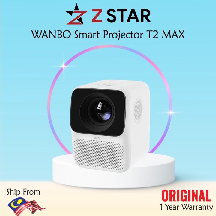 🌎[GLOBAL] WANBO Smart Projector T2 MAX (4K Resolution Decoding, Built ...