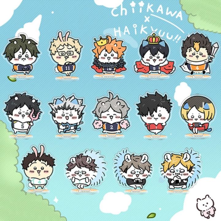 WENDYSKY Kei Tsukishima Haikyuu Mini Figure Model Oikawa Tooru Kageyama ...